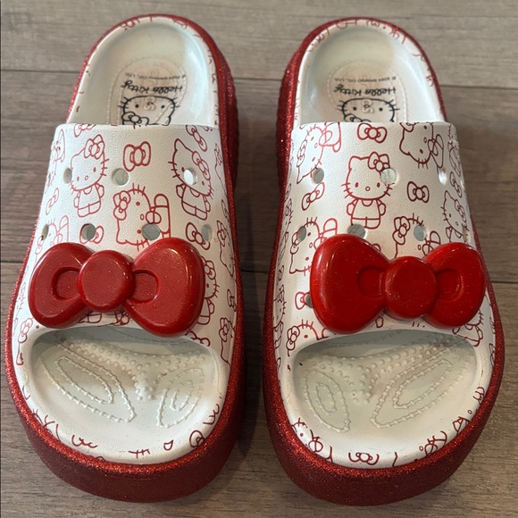 CROCS | Shoes | Hello Kitty Platform Crocs Sandal | Poshmark